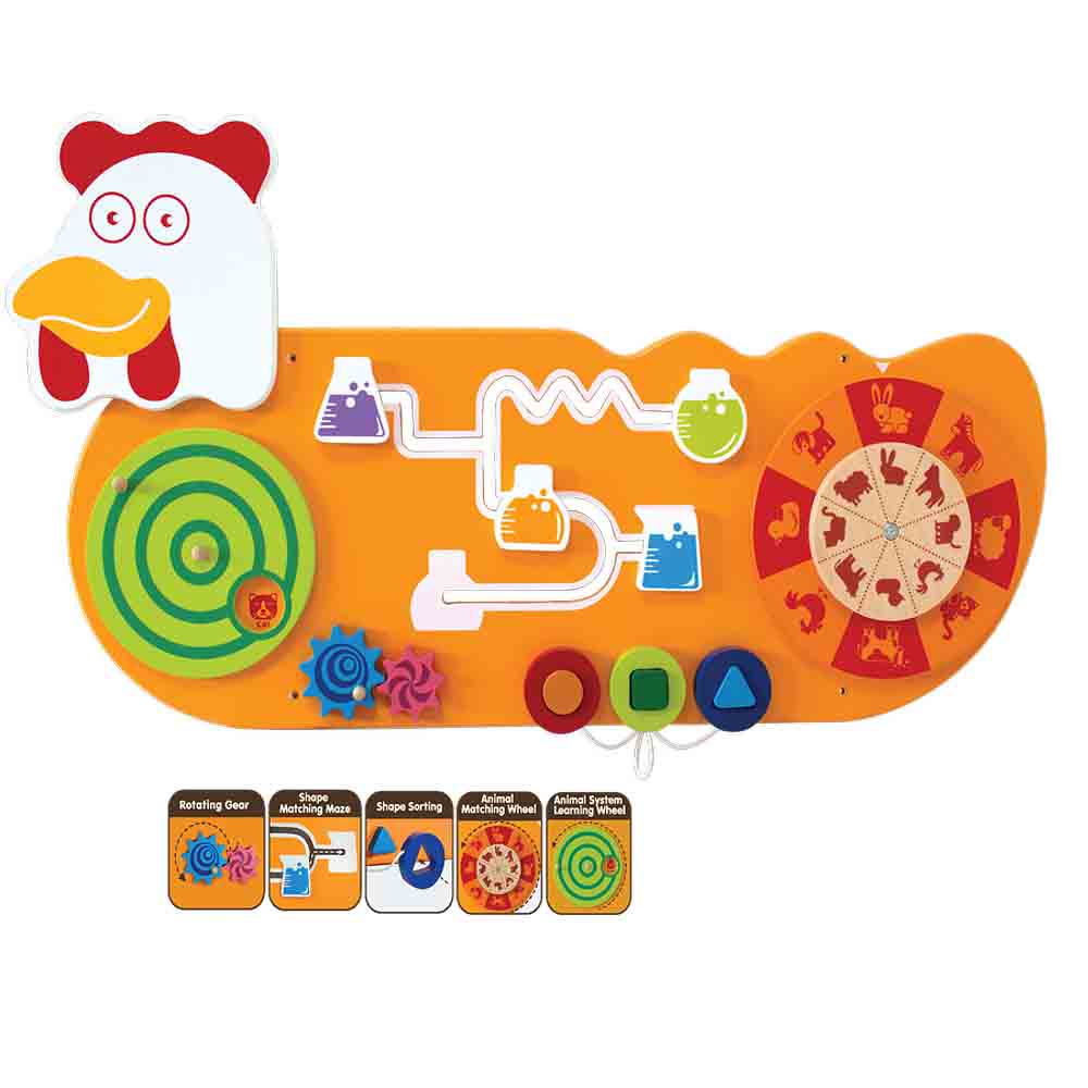 Wall Playboard - Science Learning - Hen| Made in Thailand